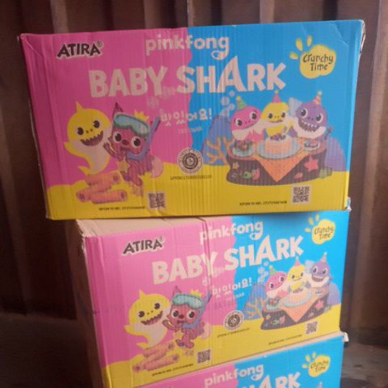 Jual Snack Atira Baby Shark Berhadiah 1 Dus isi 40 Pcs | Shopee Indonesia