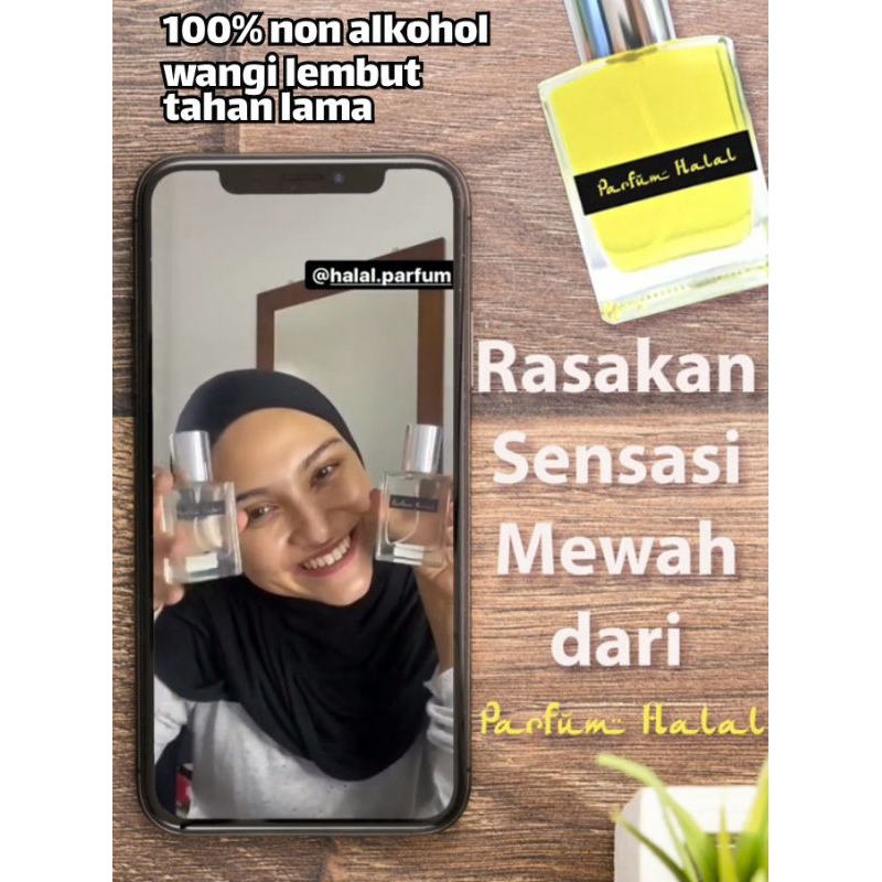 Jual Parfum Halal Islami Pria Wanita Non Alkohol Wangi Lembut Awet ...
