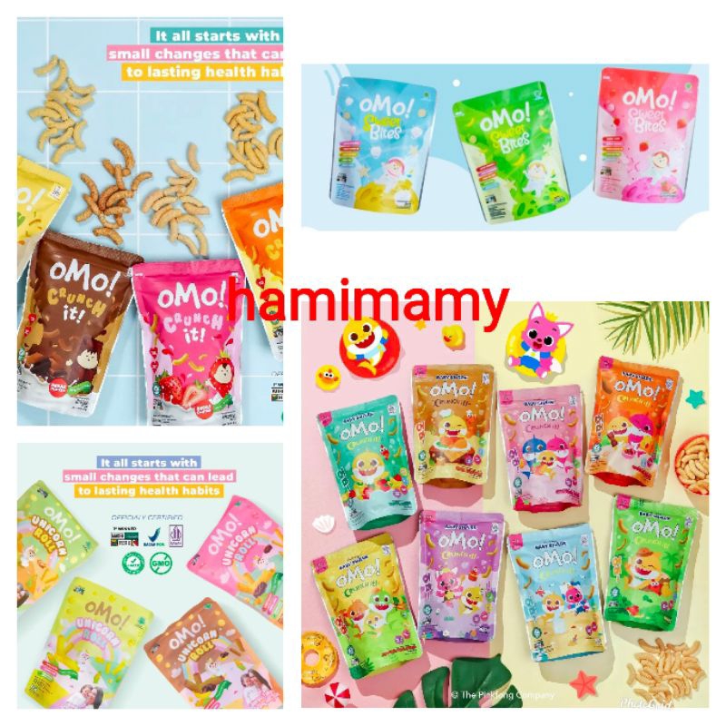 Jual Omo crunch it chocolate coklat cheese keju banana strawberry corn ...