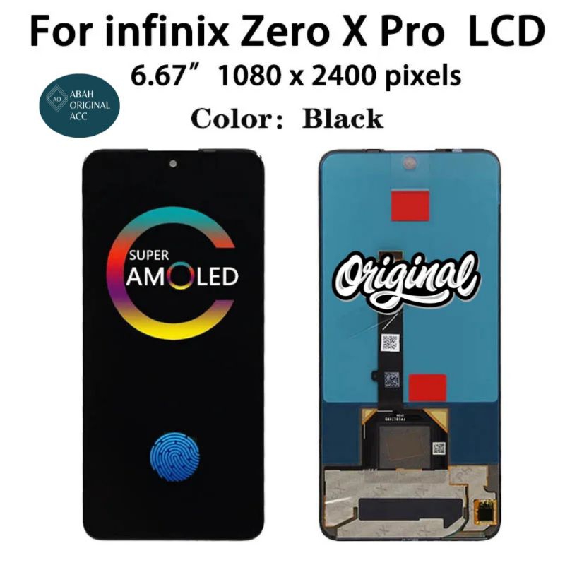 Jual LCD TOUCHSCREEN INFINIX ZERO X PRO ORI SUPER AMOLED SUPPORT ...