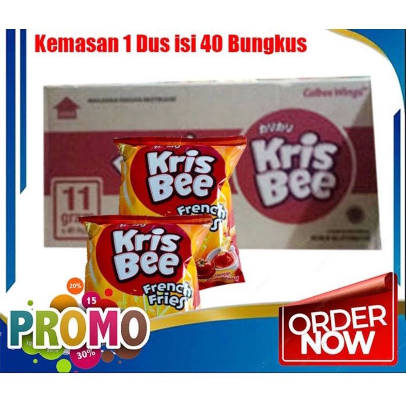 Jual Krisbee Kentang goreng 9 gram ( 1 dus isi 40 pcs) | Shopee Indonesia