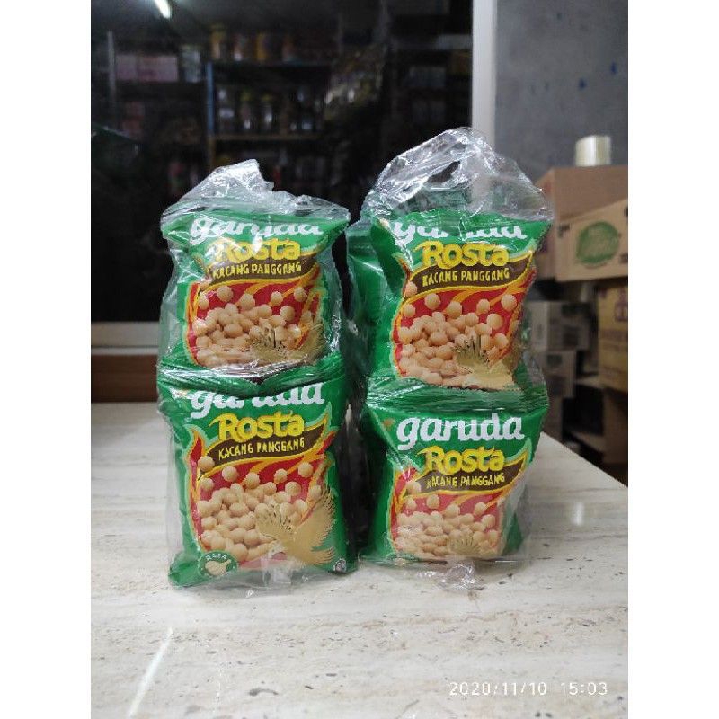 Jual Garuda Rosta Kacang Panggang 11 gram 1 Pack isi 20 Pcs | Shopee ...