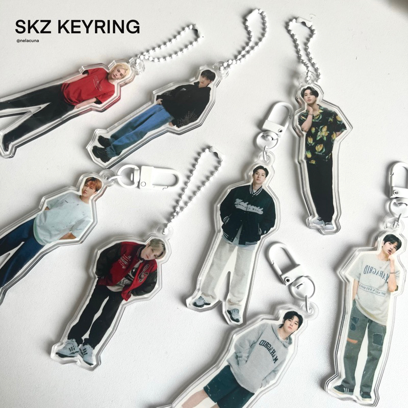 Jual [LAST STOCK] STRAY KIDS SKZ KEYRING OT 8 | Gantungan Kunci Kpop ...