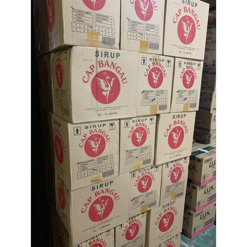 Jual Sirup Cap Bangau Rasa Pisang Ambon (exp date 2025 )1 Dus isi 12 ...