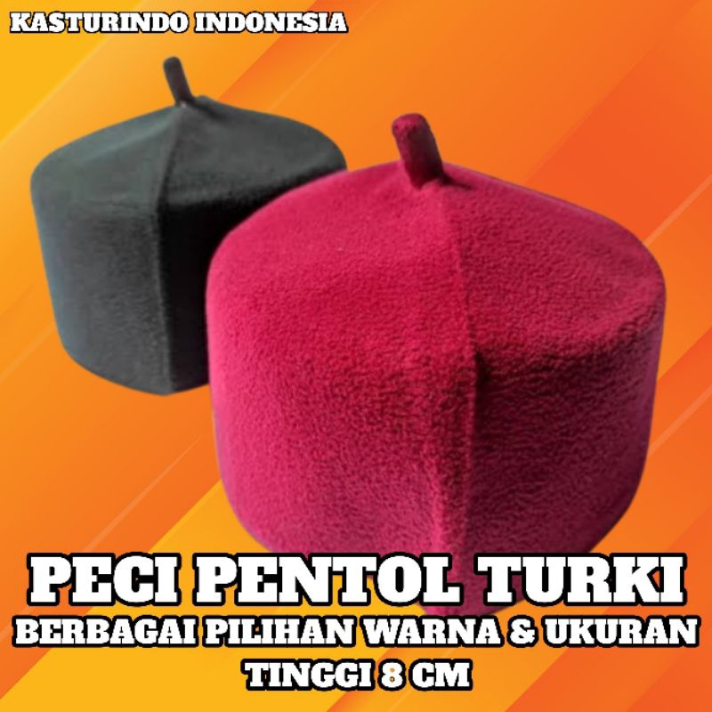 Jual Peci Songkok Kopiah Fez Fes Tarbus Turki Turky Pentol Maroko Sufi ...