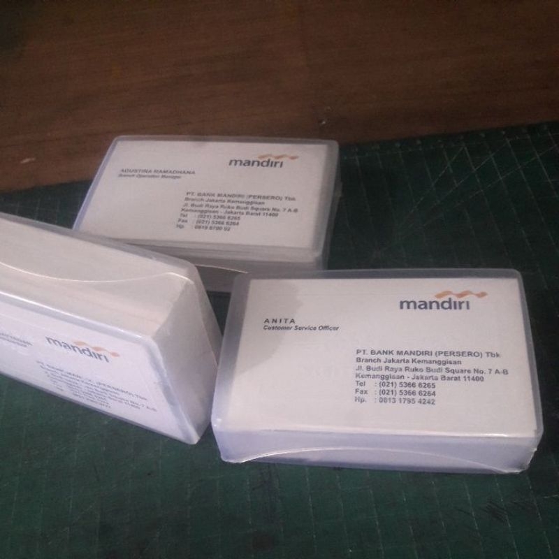 Jual KARTU NAMA BANK MANDIRI/BRI/CIMB | Shopee Indonesia