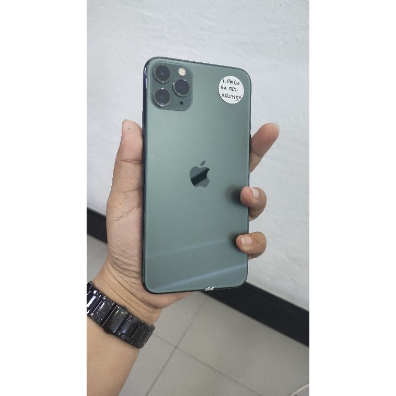 Jual IPHONE 11 PRO MAX 64GB & 256GB SECOND LIKE NEW BERGARANSI ORIGINAL FULSSET | Shopee Indonesia