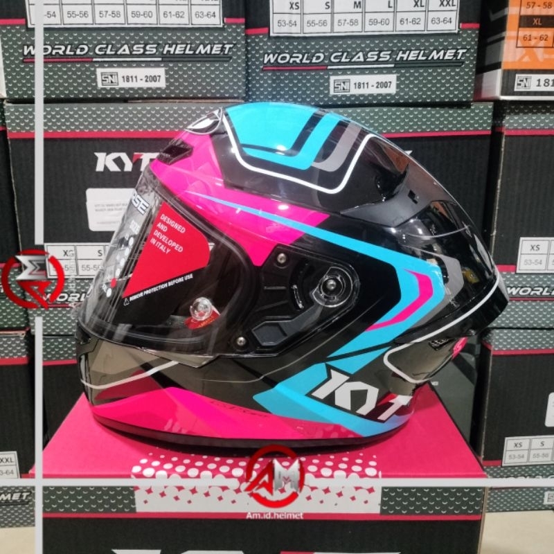 Jual HELM KYT TT COURSE OVERTECH BLACK FUXIA FULL FACE KYT HELM TTC OVERTECH FUXIA TT-COURSE ...