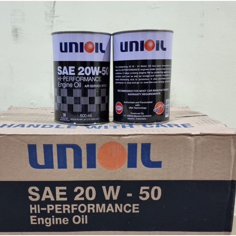 Jual Oil Oli Unioil 0,8L High Performance Engine Oil SBI Motor Bebek ...