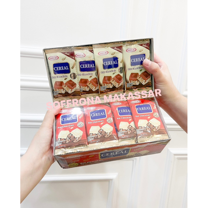 Jual Sweet Me Cereal Oat Chocolate Oatmeal dengan Coklat 1 box isi 30 ...