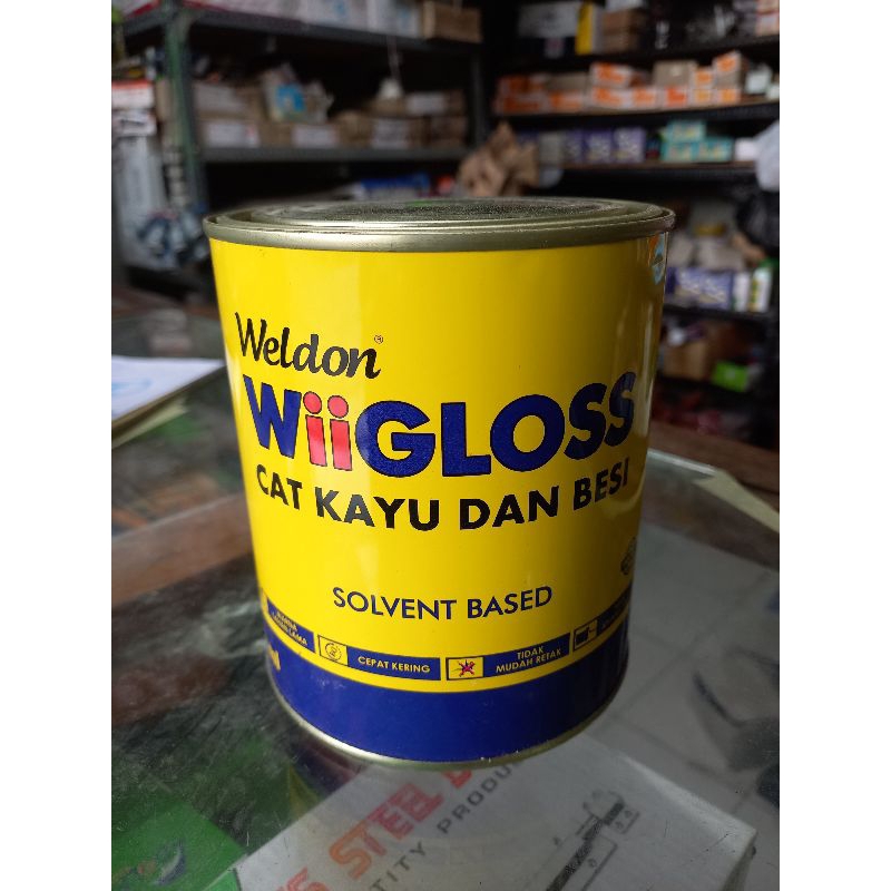 Jual Wiigloss Cat Kayu Besi Weldon 0.9 L 1kg | Shopee Indonesia