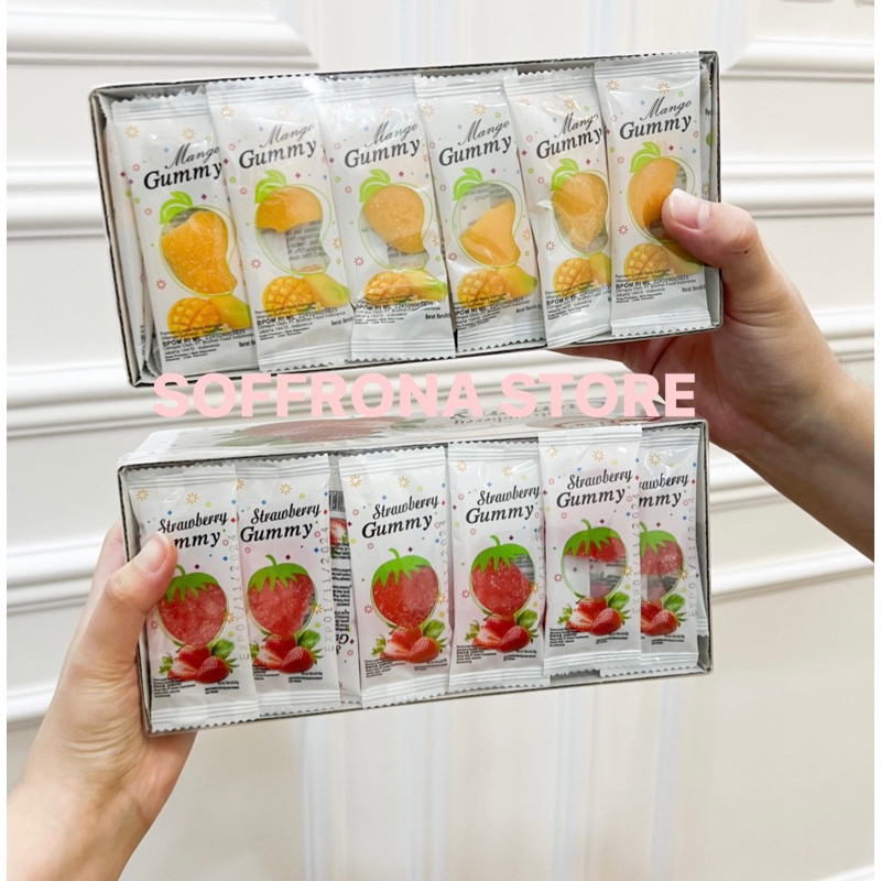 Jual PERMEN GUMMY SWEET ME 1 box isi 60 ada dua varian mango mangga ...