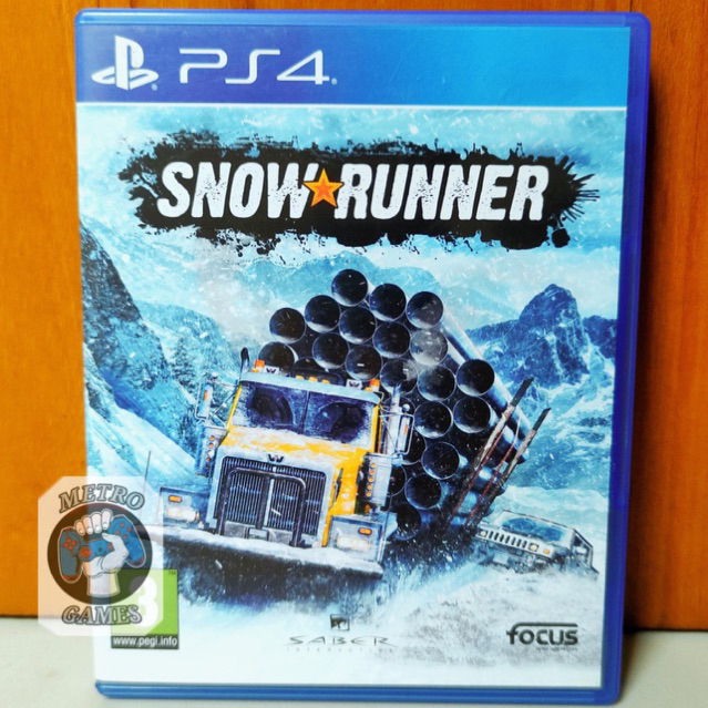 Jual PS4 Snow Runner Kaset Snowrunner Playstation 4 CD BD Game Games ...