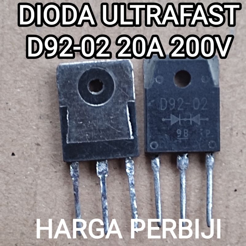 Jual DIODA D92-02 20A 200V UNTUK MESIN LAS DLL DIODA ULTRAFAST MESIN ...