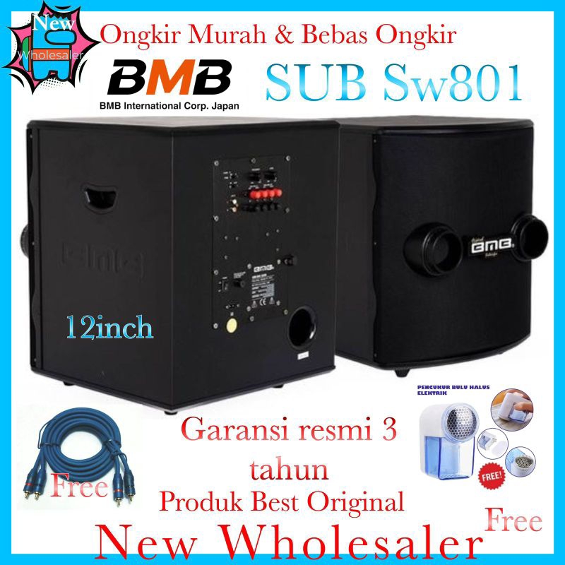 Jual Speaker Subwoofer Bass BmB SW801 Sub 12 inch Original Resmi ...