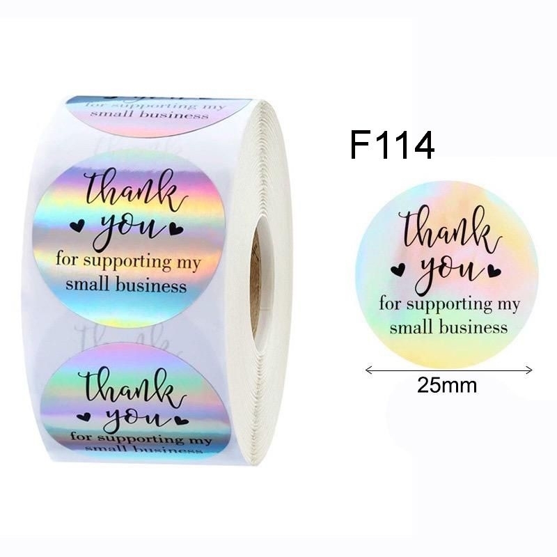 Jual Sticker Label Makanan ISI 100PCS Sticker Hampers Sticker Toples ...