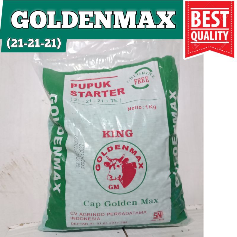 Jual GOLDENMAX (21-21-21)PUPUK STARTER-1KG | Shopee Indonesia