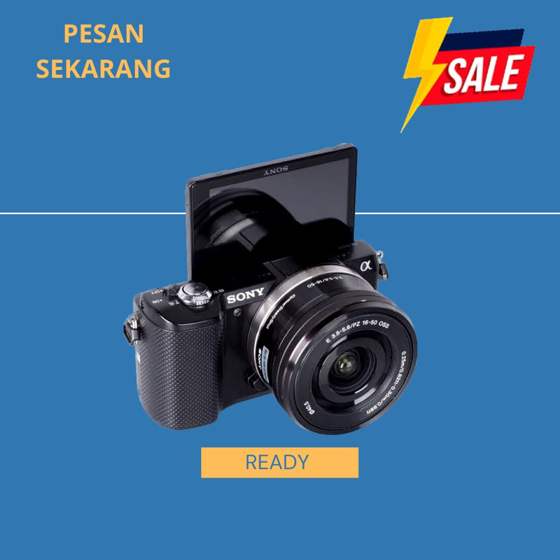 Jual SONY A5000 + LENSA KIT 16-50MM TINGGAL PAKAI MURAH | Shopee Indonesia