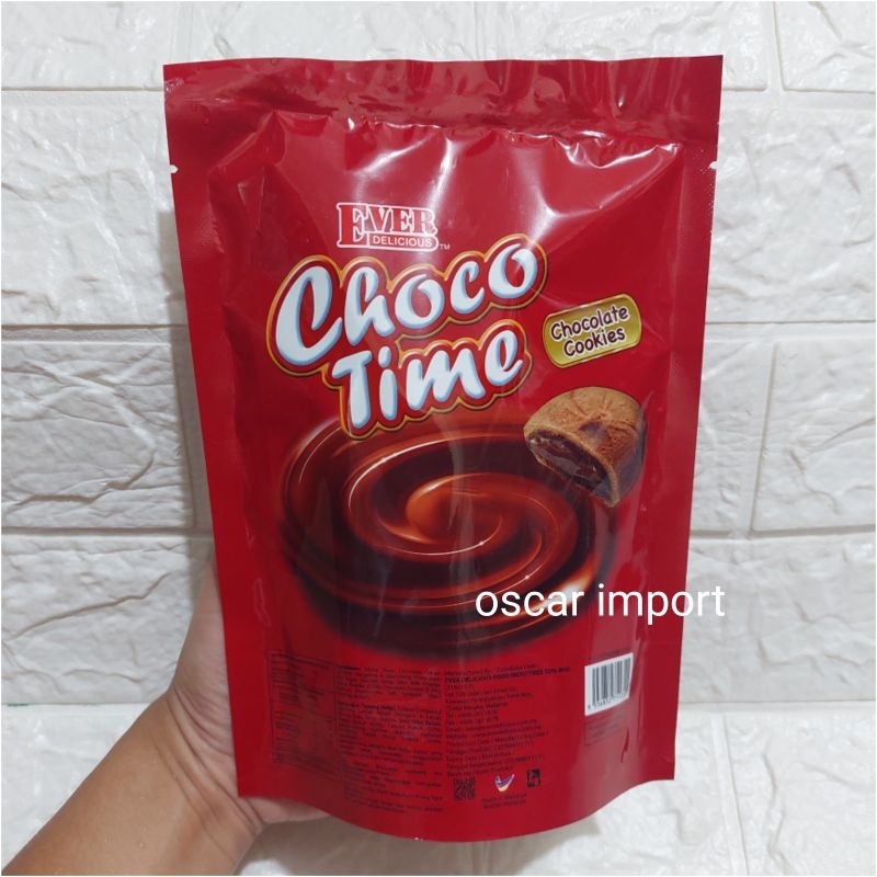 Jual Cookies Coklat lumer Ever Delicious Choco Time 100g isi -+10pcs ...
