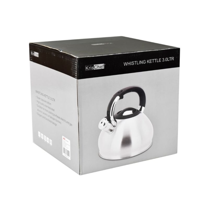 Jual Krischef Whistling Kettle 3L Ceret Masak Air Berbunyi Jika Sudah ...