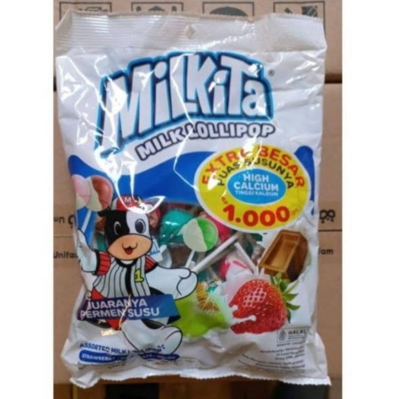 Jual Permen Milkita Milk Lolipop isi 30 pcs | Shopee Indonesia