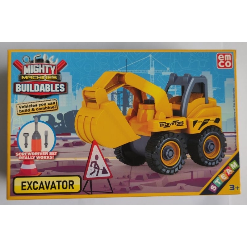 Jual EMCO MIGHTY MACHINES BUILDABLES EXCAVATOR / MAINAN EXCAVATOR ...