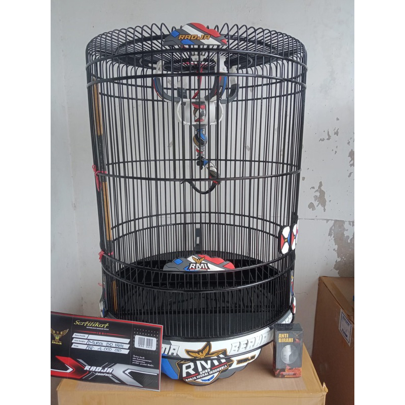 Jual SANGKAR KANDANG MURAI RADJA RMI 3D NO 2 DM 58CM | Shopee Indonesia