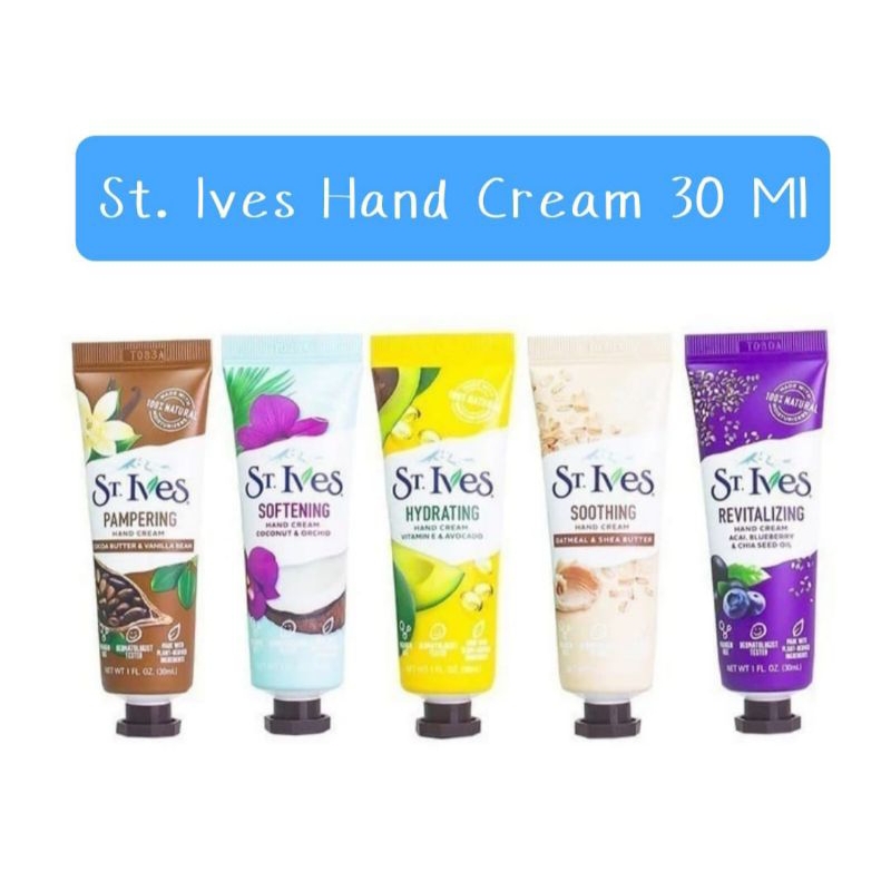 Jual St Ives Hand Cream Pampering/Softening/Hydration/Soothing 30 ML ...