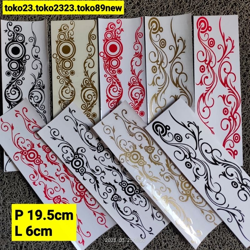 Jual stiker body motor keren stiker tribal stiker motor variasi ...