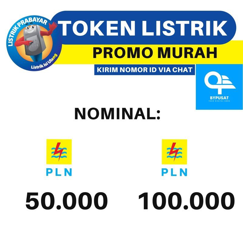 Jual Token PLN 50 100 200 500 1 juta Proses Cepat Pencairan Uang ...