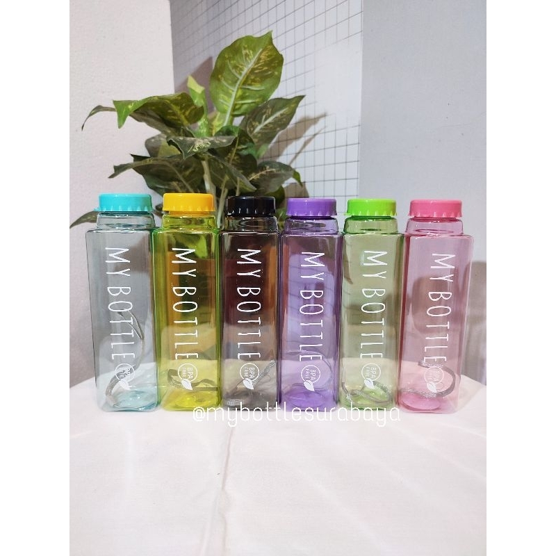Jual my bottle kotak,my bottle persegi,botol minum 500ml,botol minum ...