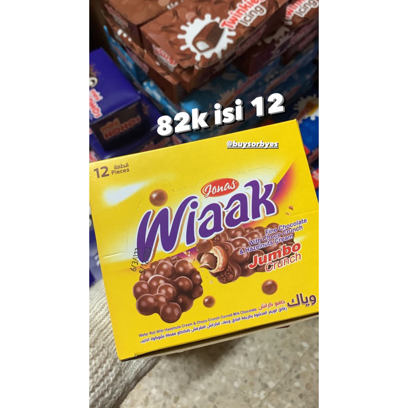 Jual jonas wiaak jumbo crunch snack mesir | Shopee Indonesia