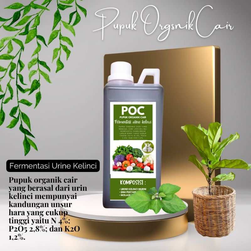 Jual poc pupuk organik cair fermentasi urin kelinci kwalitas joss | Shopee Indonesia