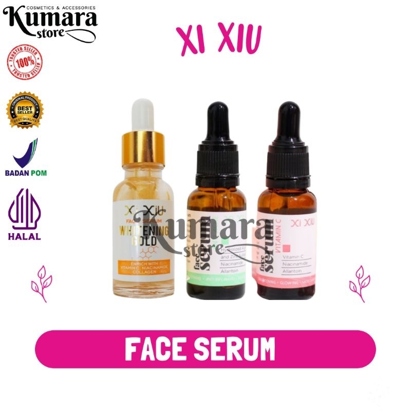 Jual KUMARA STORE - XI XIU Serum Wajah Face Serum Original Acne - Serum ...
