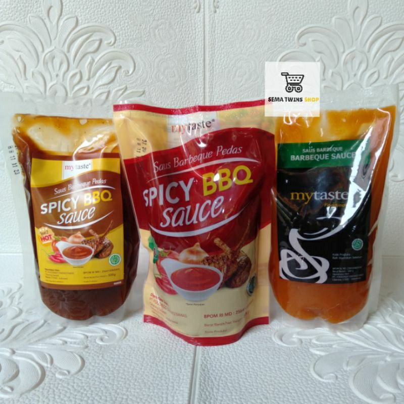 Jual MY TASTE BBQ BARBEQUE SPICY PEDAS LEVEL 2 LEVEL 3 Barbekue 500gr ...