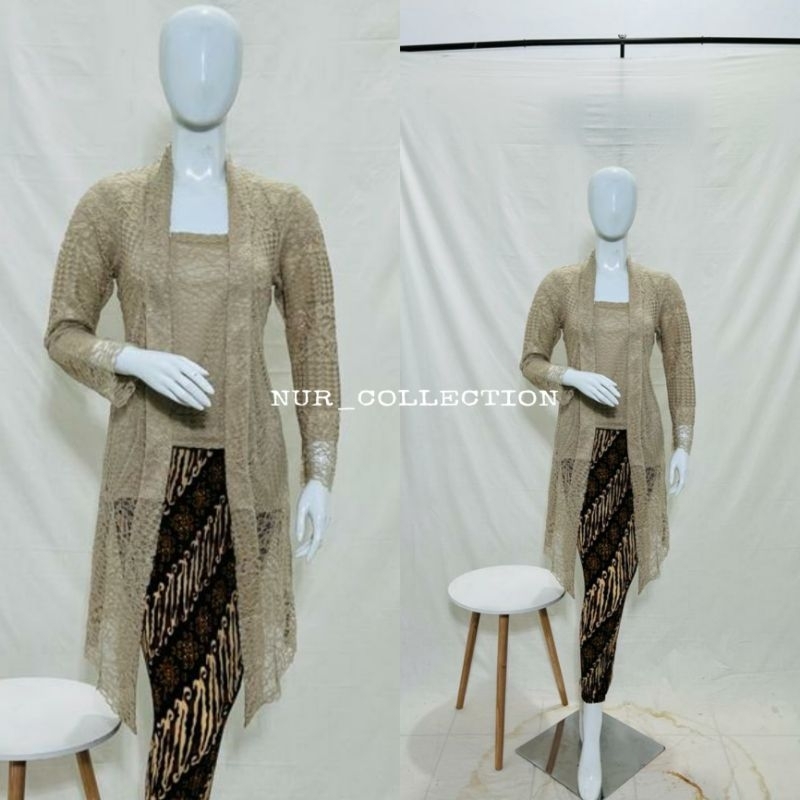 Jual Kebaya Kutu Baru / Kebaya Tunik / Tunik Brokat / Kebaya Modern / Kebaya tile / Kebaya ...