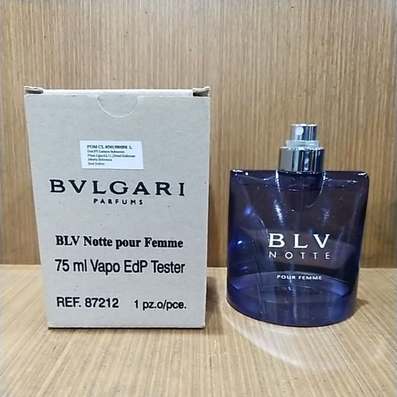 Jual bvlgari blv note pour femme tester edp 75ml | Shopee Indonesia