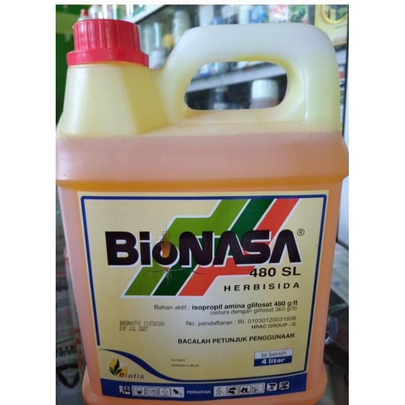 Jual HERBISIDA BIONASA 4 LITER 480 SL 4 LITER | Shopee Indonesia