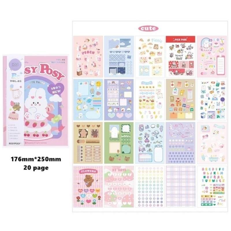 Jual Stiker Book B5 Rossy Possy My Magazine DIY Scrapbook ...