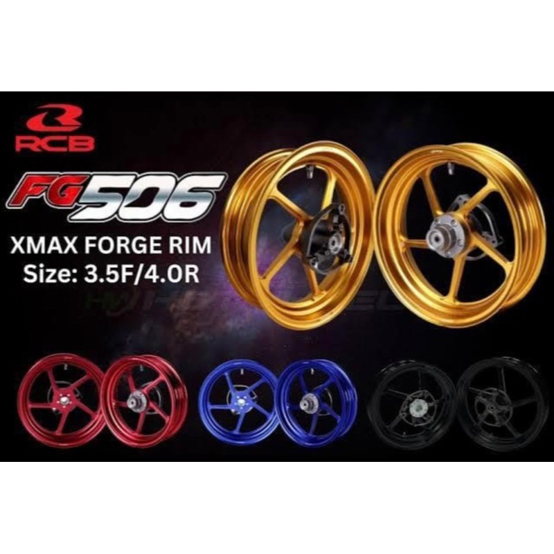 Jual Velg RCB FG 506 Forged Rims for xmax 250 xmax 250 conected ...