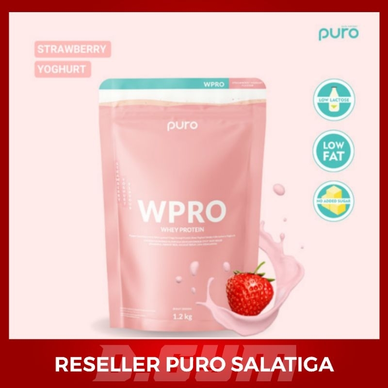 Jual PURO - WPRO Whey Protein Concentrate 1,2 kg (40 Servings) | Shopee ...