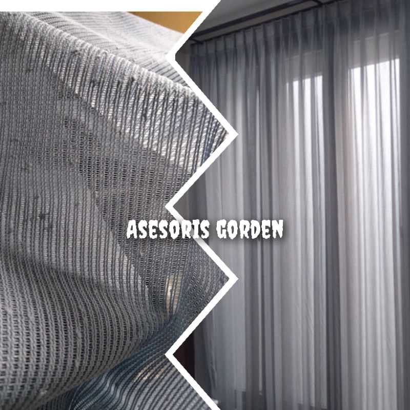 Jual Vitrase gorden abu model kawat s | Shopee Indonesia