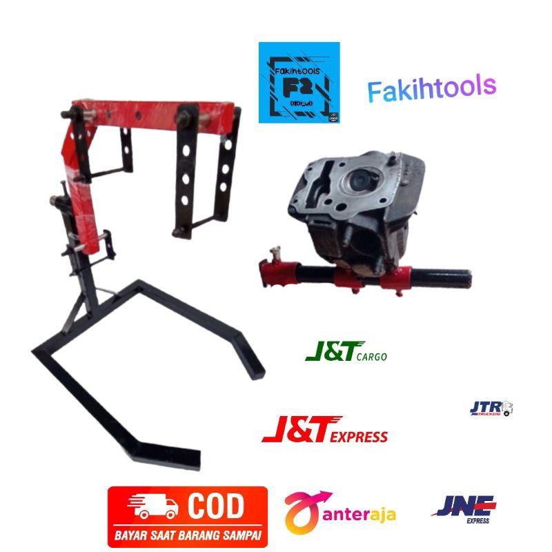 Jual Paket Engine Stand Alat Dudukan Mesin Motor Stand Skir klep Alat ...