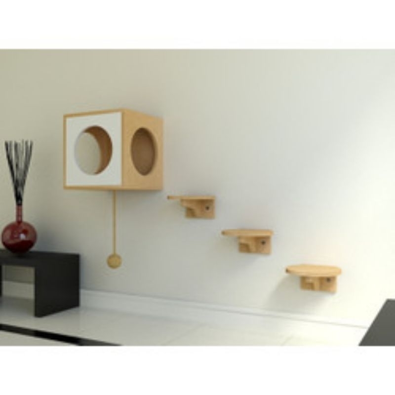 Jual cat wall cat playground rumah kucing tempat main kucing dinding ...
