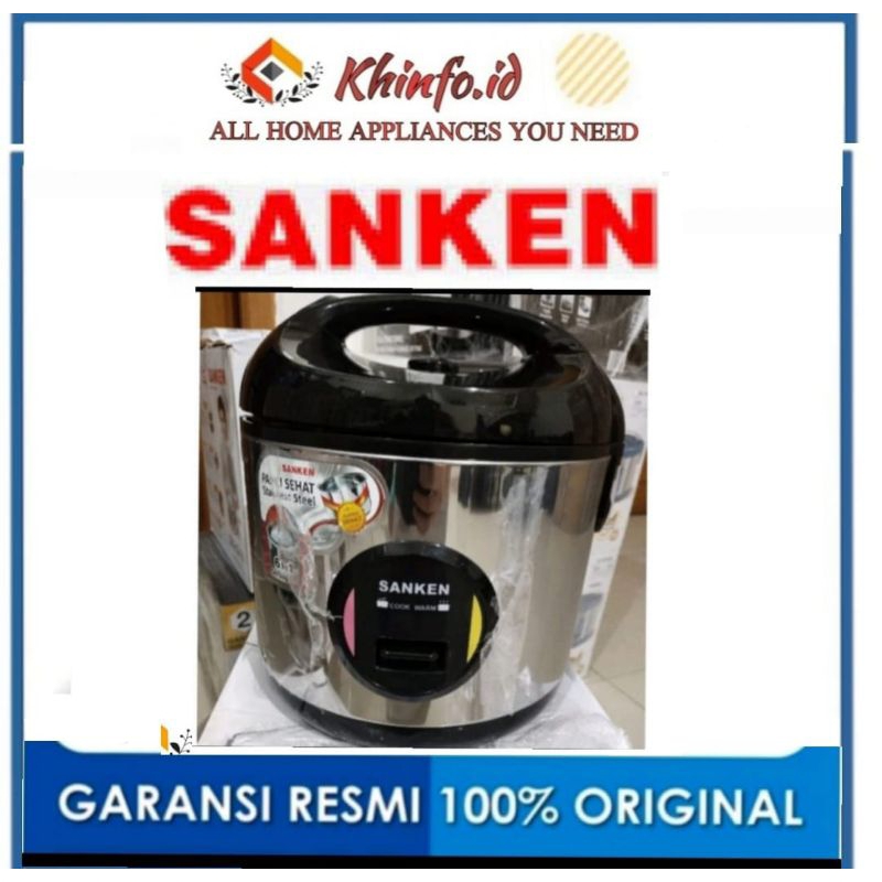 Jual MAGIC COM SANKEN 2 LITER STANLESS stell SJ3030/ MAGIC COM SANKEN ...