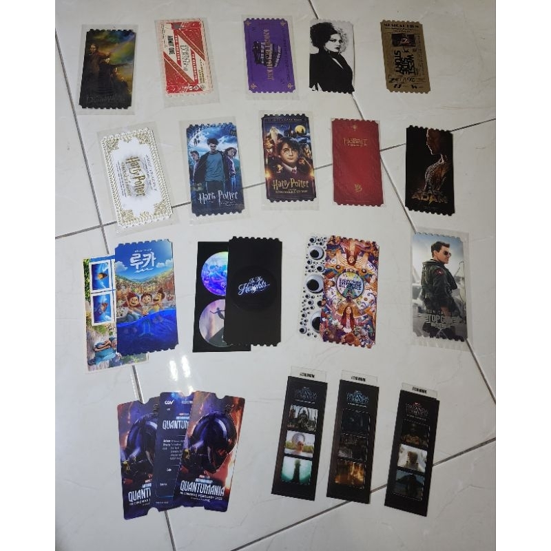 Jual Collectible Ticket Film Mark Merchandise Official By Megabox CGV ...