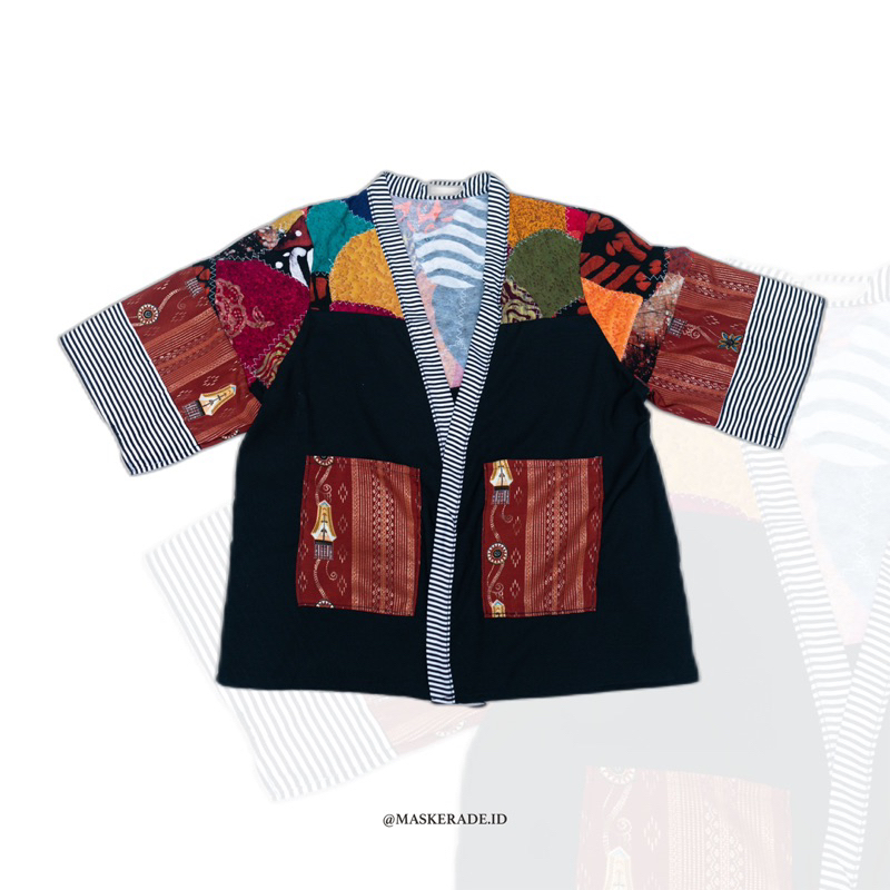 Jual kimono /outer batik /outer tenun /outer perca /outer khas /kimono ...