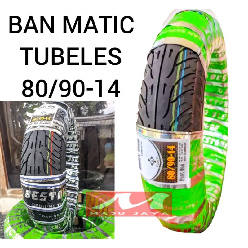 Jual 1ban motor metic tubeless 80/90-14 ban metic honda beat vario mio ...