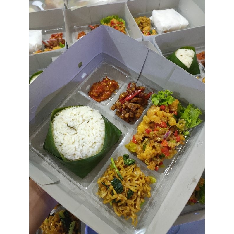 Jual NASI KOTAK 30K // NASI BOX // CATERING NASI BOX // NASI KOTAK MURAH // NASI BOX PREMIUM ...