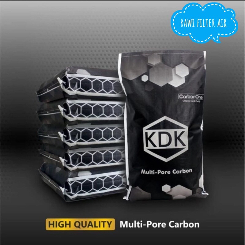 Jual karbon aktif activated carbon KDK 25kg | Shopee Indonesia